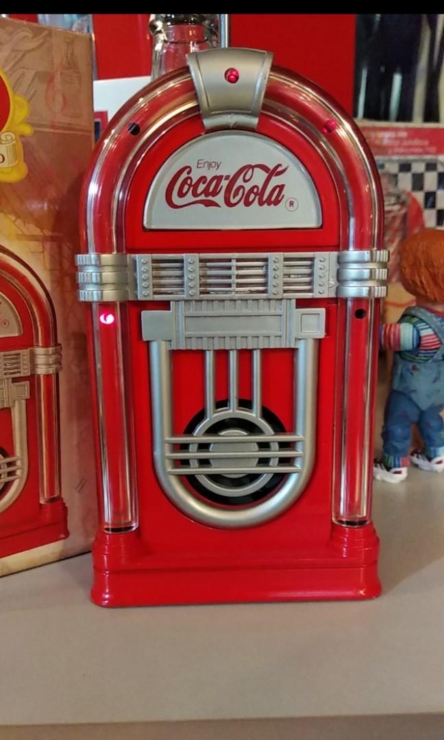 懷舊可口可樂收音機 coca cola juke box radio, 興趣及遊戲, 收藏品及紀念品, 古董收藏 - Carousell