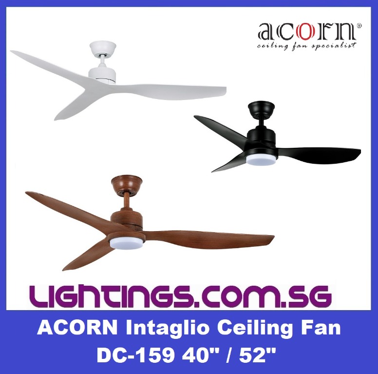 ACORN DC CEILING FAN DC-159, Furniture & Home Living, Lighting & Fans ...