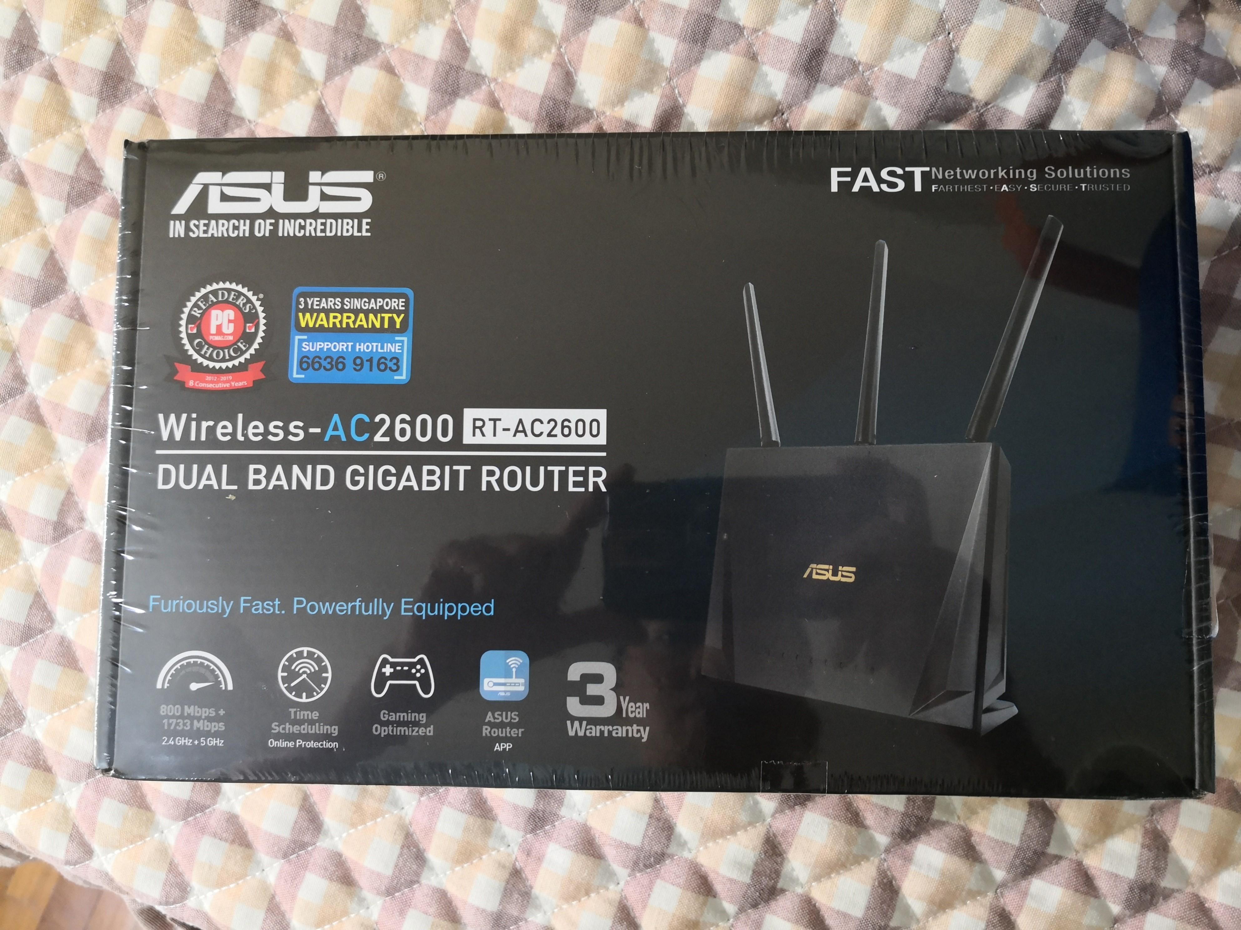 Asus AC2600 router, Computers & Tech, Parts & Accessories, Networking ...