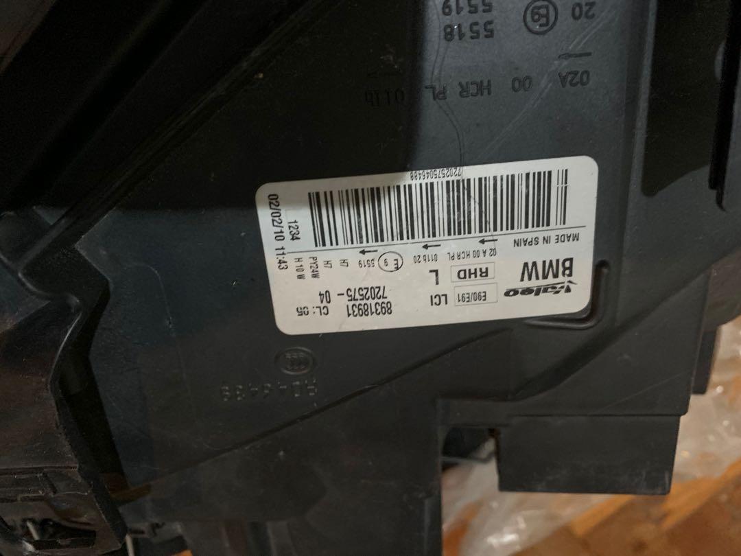 BMW E90 318i LCI headlight ( 1 pair ), Car Accessories, Electronics ...