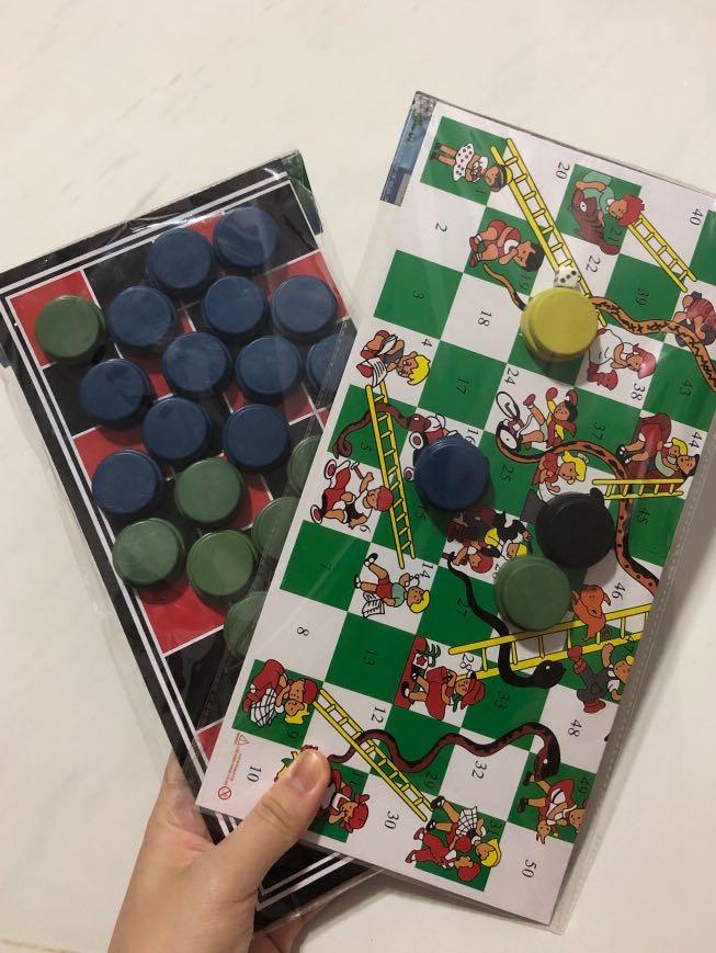 Chess and Snake & Ladder Board Game, Hobbies & Toys, Toys & Games on ...