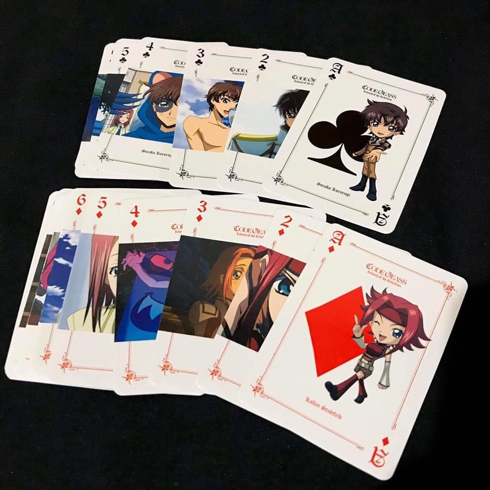 Code Geass Lelouch of the Rebellion playing cards, Hobbies & Toys, Toys ...