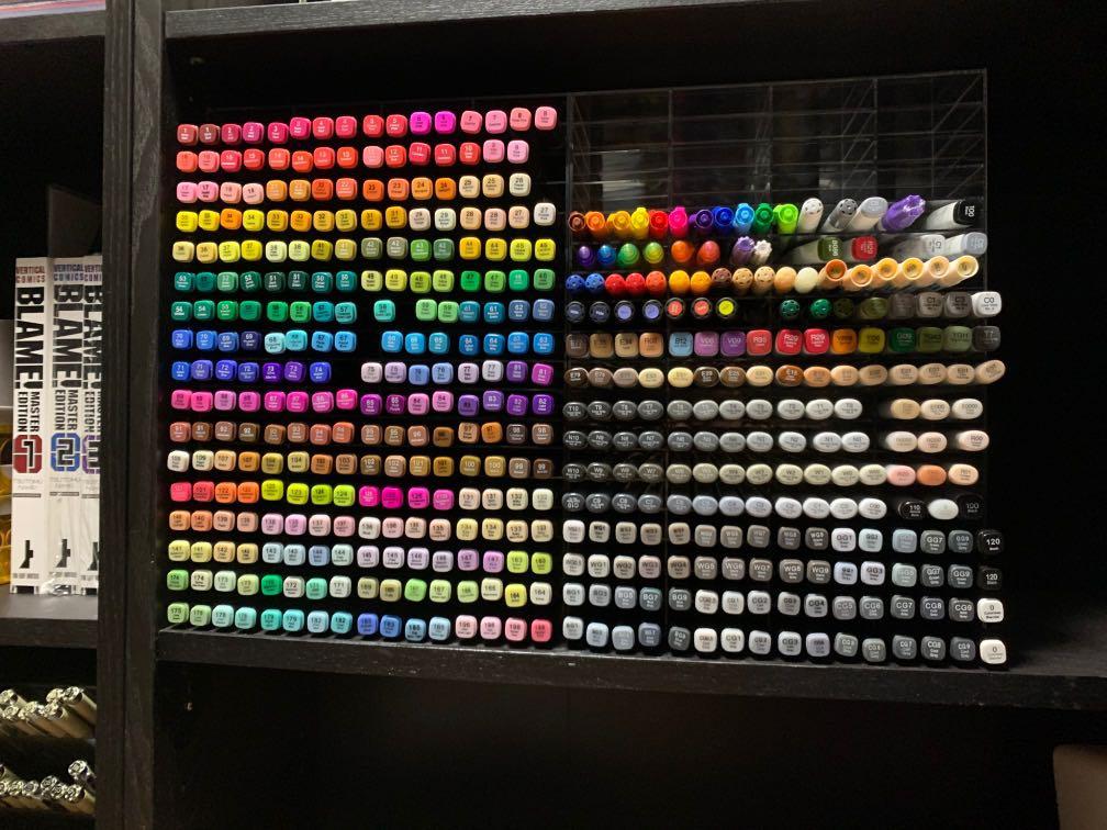 Copic Marker Storage/ Display Case, Design & Craft, Craft Supplies ...