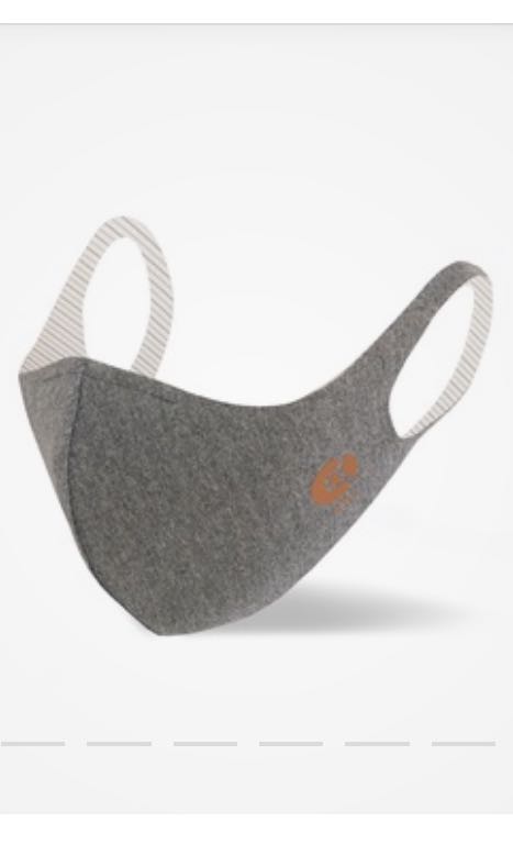 COPPER LINE ANTIBACTERIAL COPPER MASK CHARCOAL GREY - S, Beauty ...