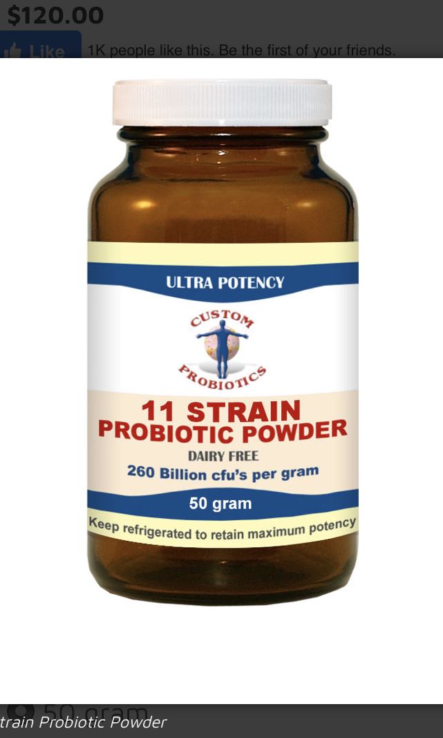 Custom Probiotics 11 strains 50g, Health & Nutrition, Health ...