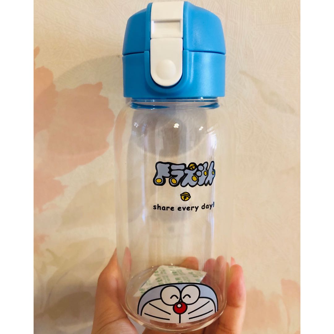 Doraemon Glass Water Bottle - Limited edition, Home Appliances ...