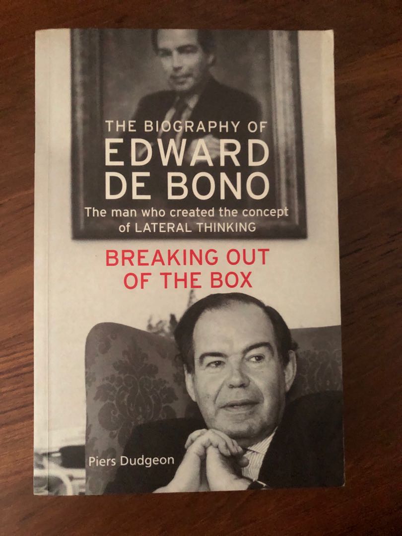 Edward de Bono biography, Hobbies & Toys, Books & Magazines, Fiction ...