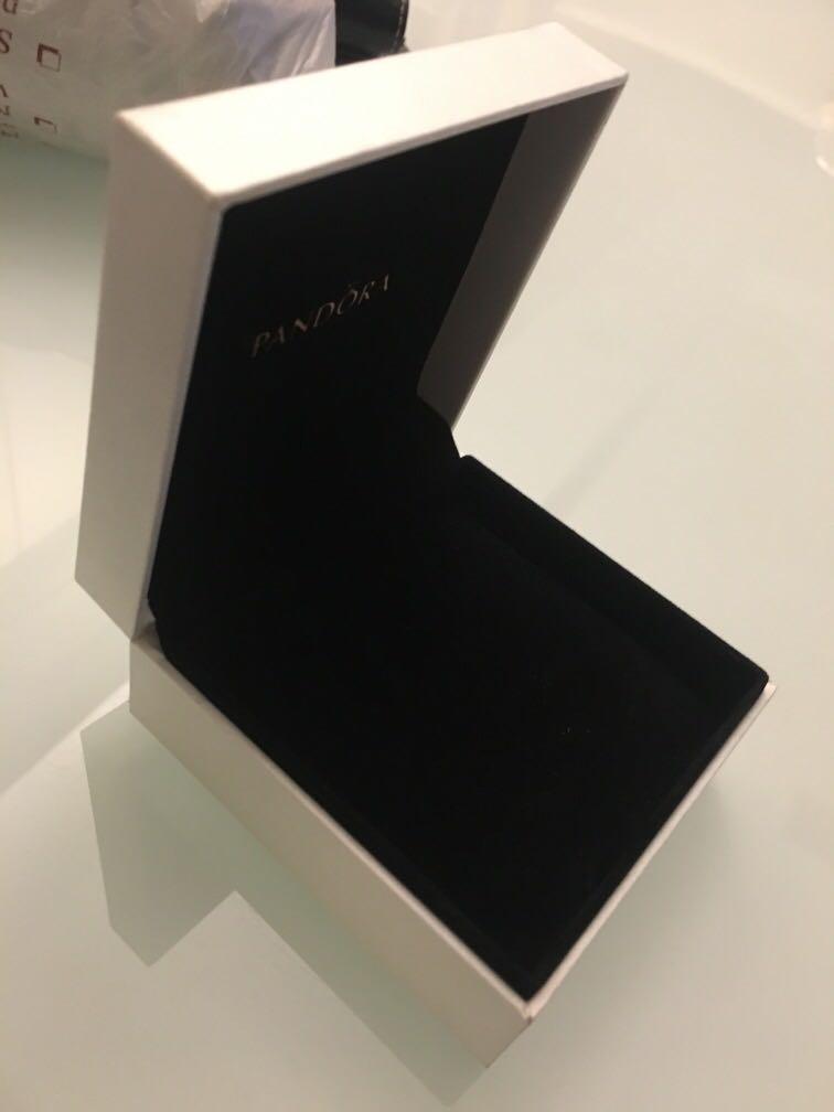 Empty Pandora Box - White Exterior with Velour Blue interior, Women's ...