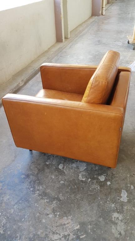 Ethnicraft - N501 sofa - 1 seater - Old Saddle, Furniture & Home Living ...
