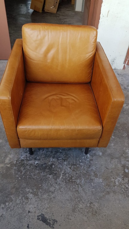 Ethnicraft - N501 sofa - 1 seater - Old Saddle, Furniture & Home Living ...