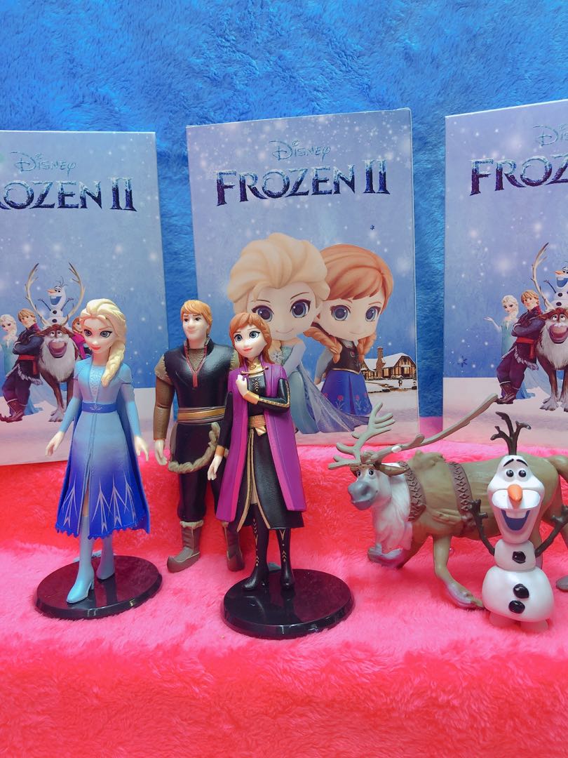 Frozen 2/Elsa/Anna/Sven/Christoph/Olaf/figurines/5in1 set, Hobbies ...