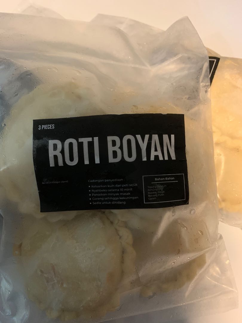 Frozen Roti Boyan, Food & Drinks, Chilled & Frozen Food on Carousell