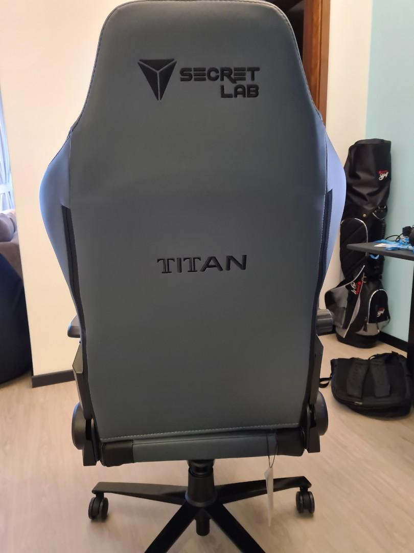 SECRET LAB titan ash Gaming Chair, Furniture & Home Living, Furniture ...