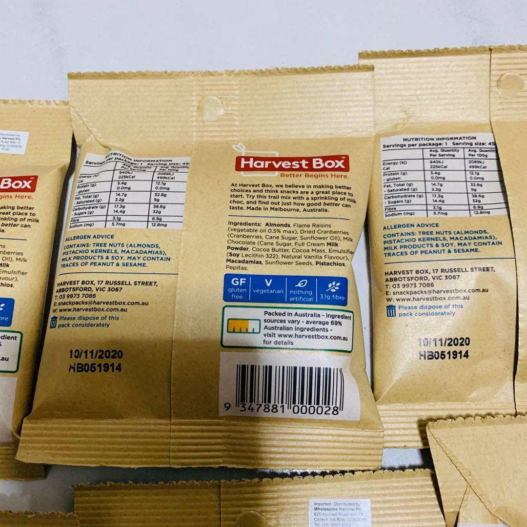 Harvest Box - Power Mix / Almond Latte Nuts!, Food & Drinks, Packaged ...