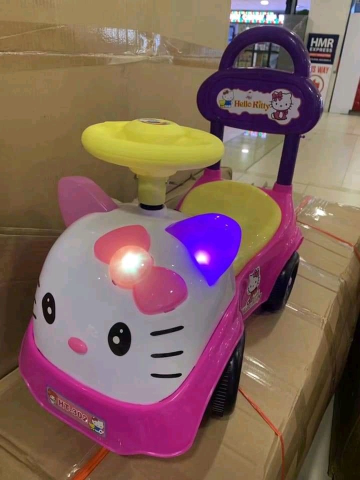 Hello Kitty Twisted Tolo Car, Babies & Kids, Infant Playtime on Carousell