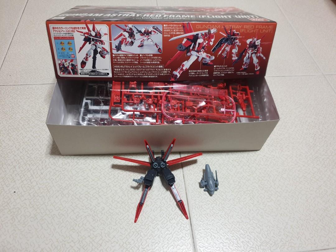HG 1/144 Gundam Astray Red Frame [Flight Unit] (backpack and Bucue head ...