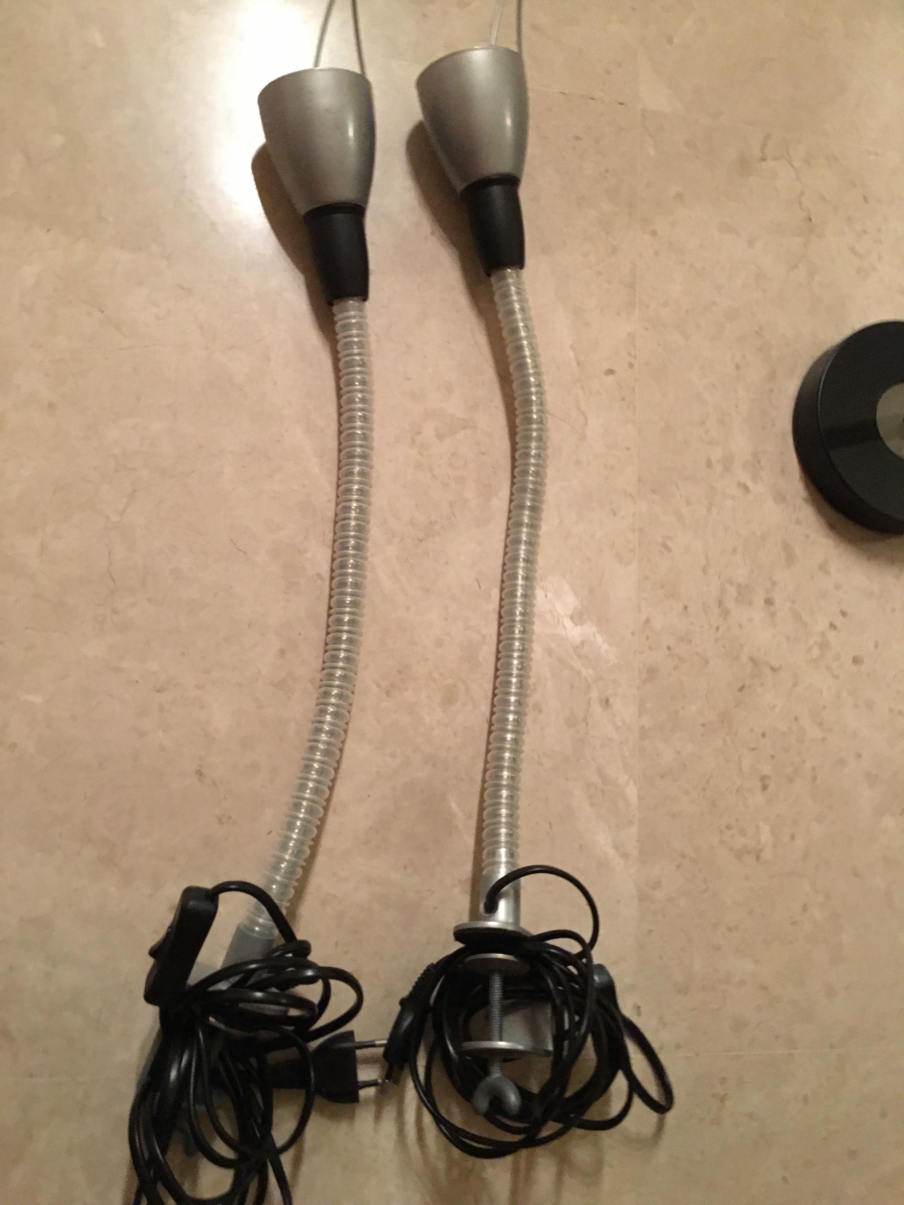 IKEA clamp Spotlight/ table & bedside lamp, Furniture & Home Living ...