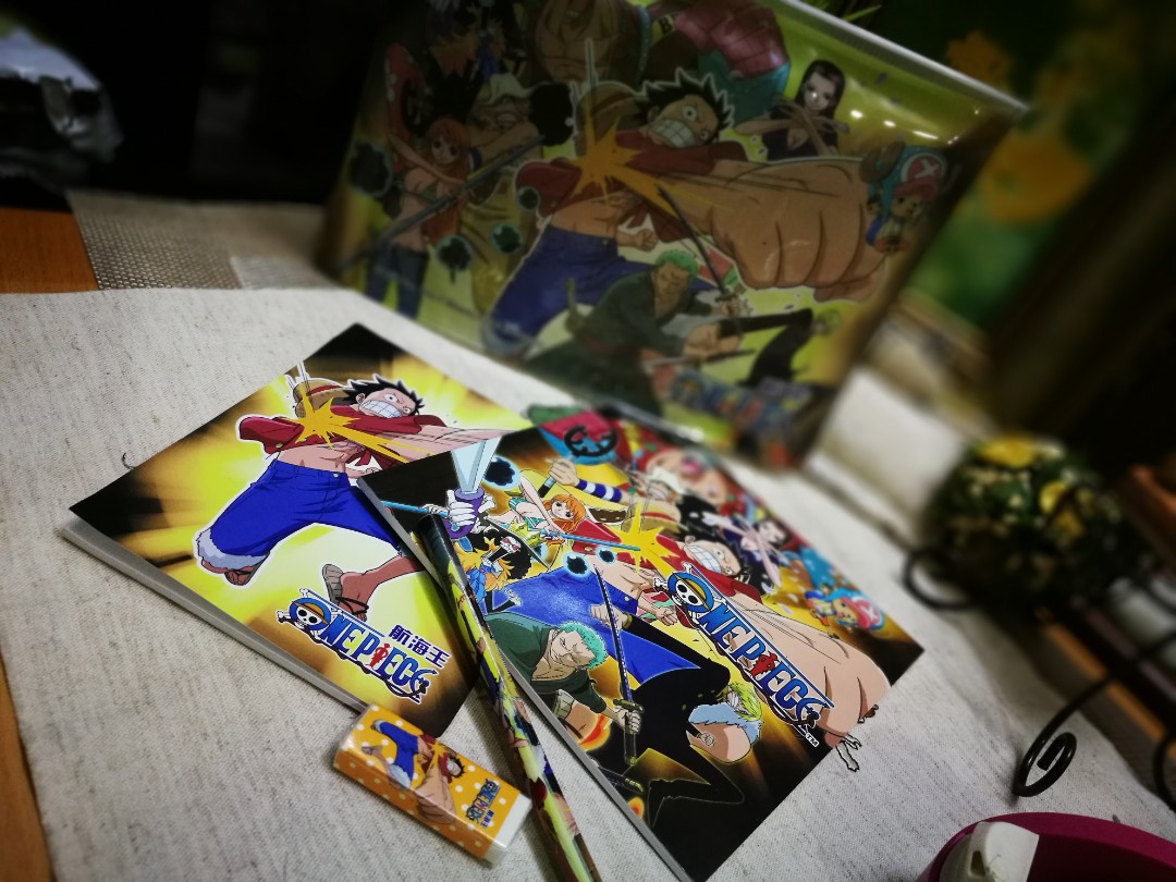 Japan one piece note book stationary pack, Hobbies & Toys, Books ...