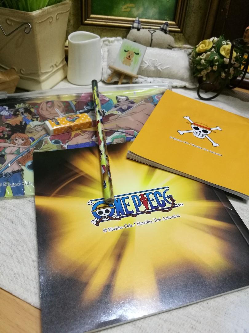 Japan one piece note book stationary pack, Hobbies & Toys, Books ...