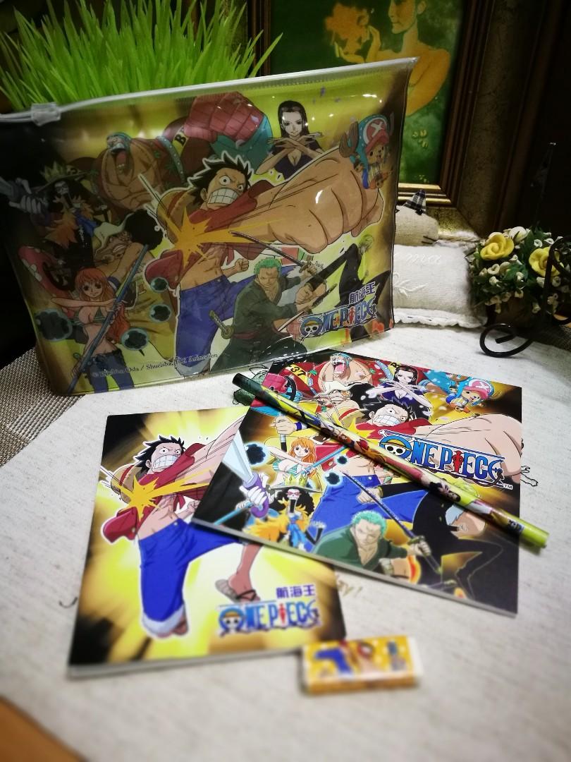 Japan one piece note book stationary pack, Hobbies & Toys, Books ...