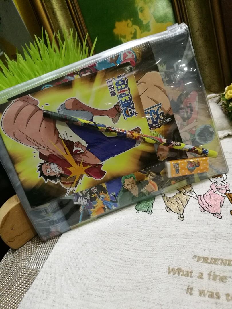 Japan one piece note book stationary pack, Hobbies & Toys, Books ...