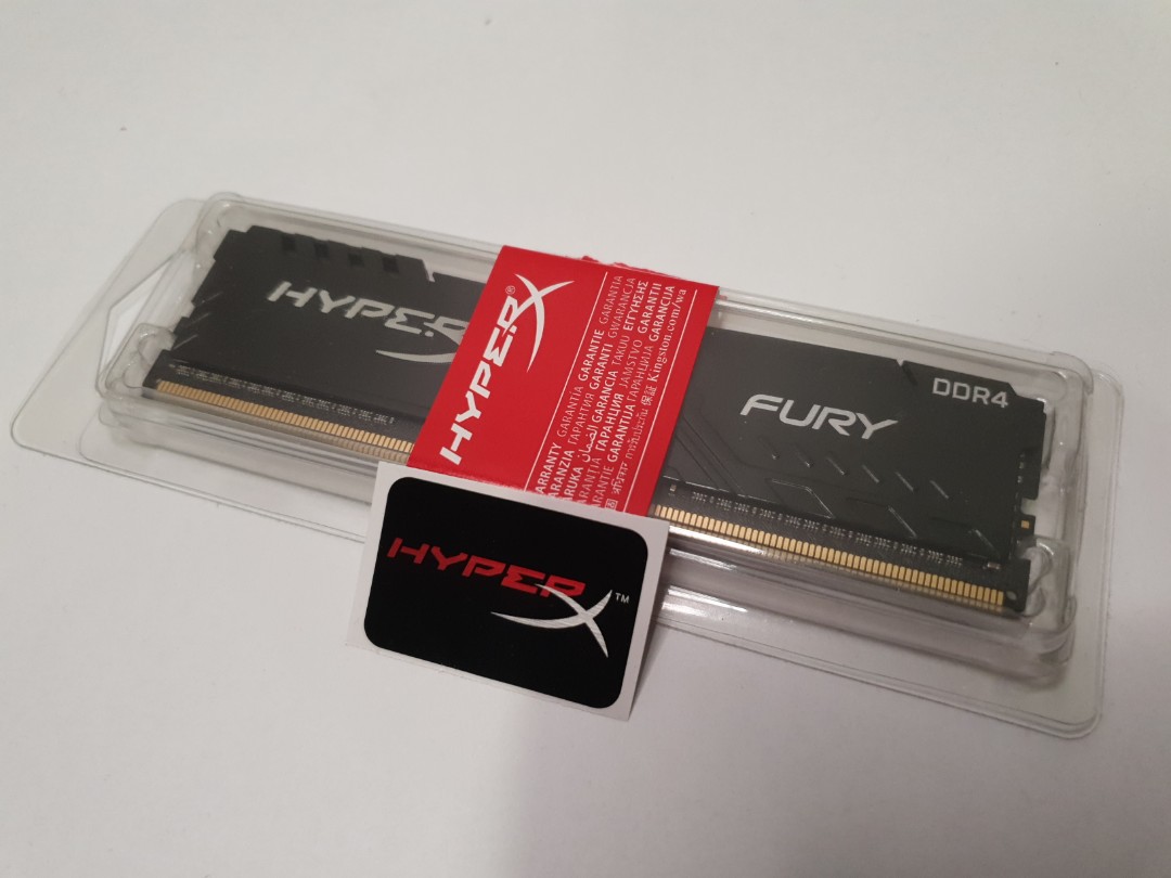 Kingston HyperX Fury DDR4-2666 ram 8GB single stick, Computers & Tech ...