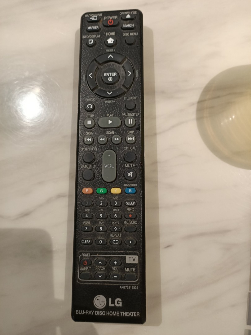 LG blu-ray home theatre remote controller, Everything Else on Carousell