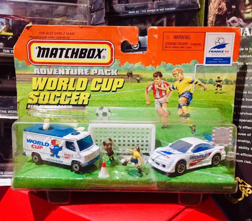 MATCHBOX ADVENTURE PACK WORLD CUP SOCCER - FRANCE 98 WORLD CUP, Hobbies ...
