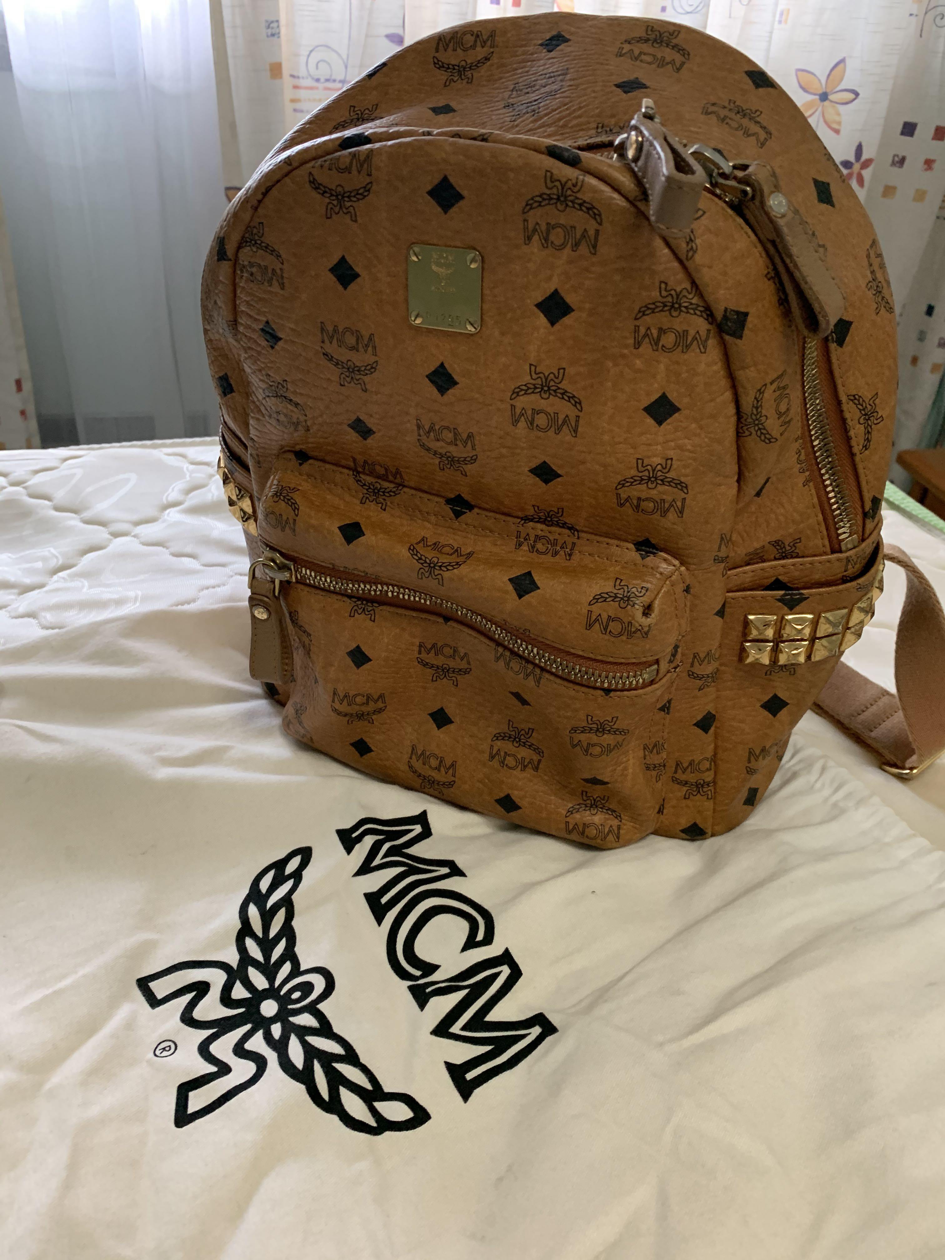 MCM Backpack (Small Size), Luxury, Bags & Wallets on Carousell