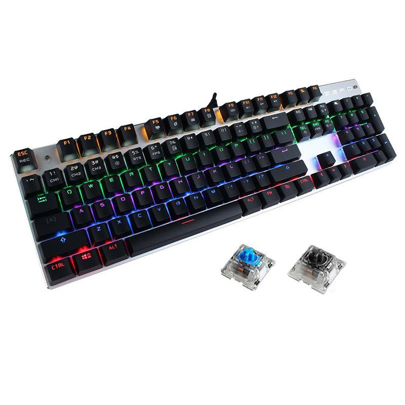Metoo zero mechanical keyboard, blue switches, Computers & Tech, Parts ...