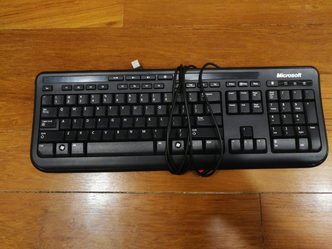 Microsoft Wired Keyboard 600, Computers & Tech, Parts & Accessories ...