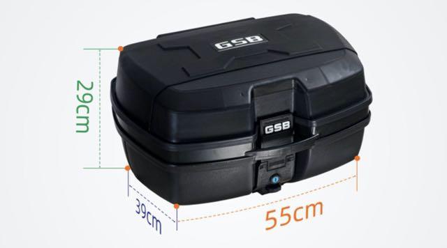 Motorbike 48L GSB Top Box, Motorcycles, Motorcycle Accessories on Carousell