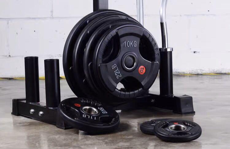 Olympic Plate (Rubber Coated), Sports Equipment, Exercise & Fitness ...
