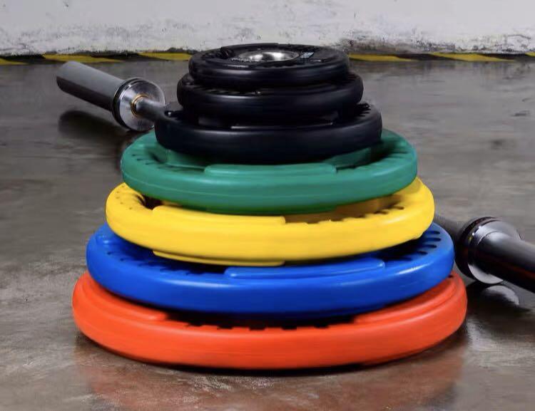 Olympic Plate (Rubber Coated), Sports Equipment, Exercise & Fitness ...