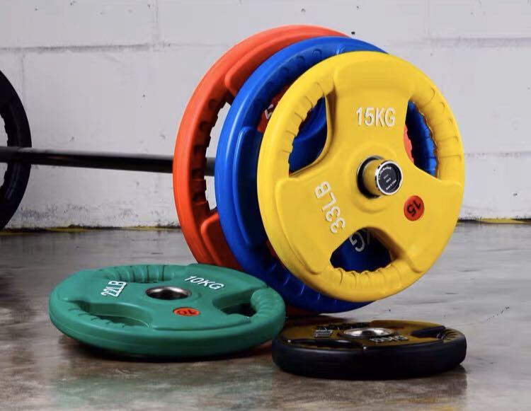 Olympic Plate (Rubber Coated), Sports Equipment, Exercise & Fitness ...