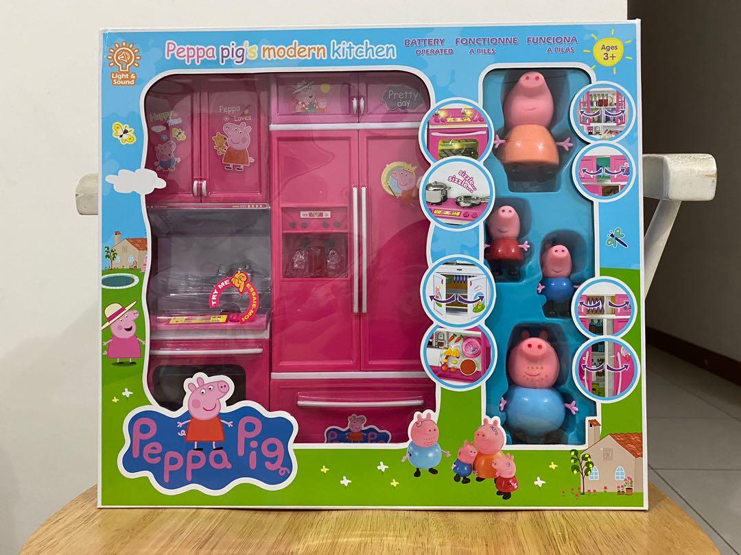 Peppa Pig - Kitchen set A ( with 4 families), Babies & Kids, Baby ...