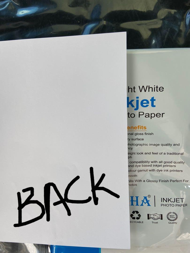 Photo High Quality Ink Jet Paper (A4 size), Computers & Tech, Printers ...
