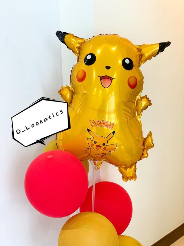 PIKACHU Balloon, Hobbies & Toys, Stationery & Craft, Occasions & Party ...