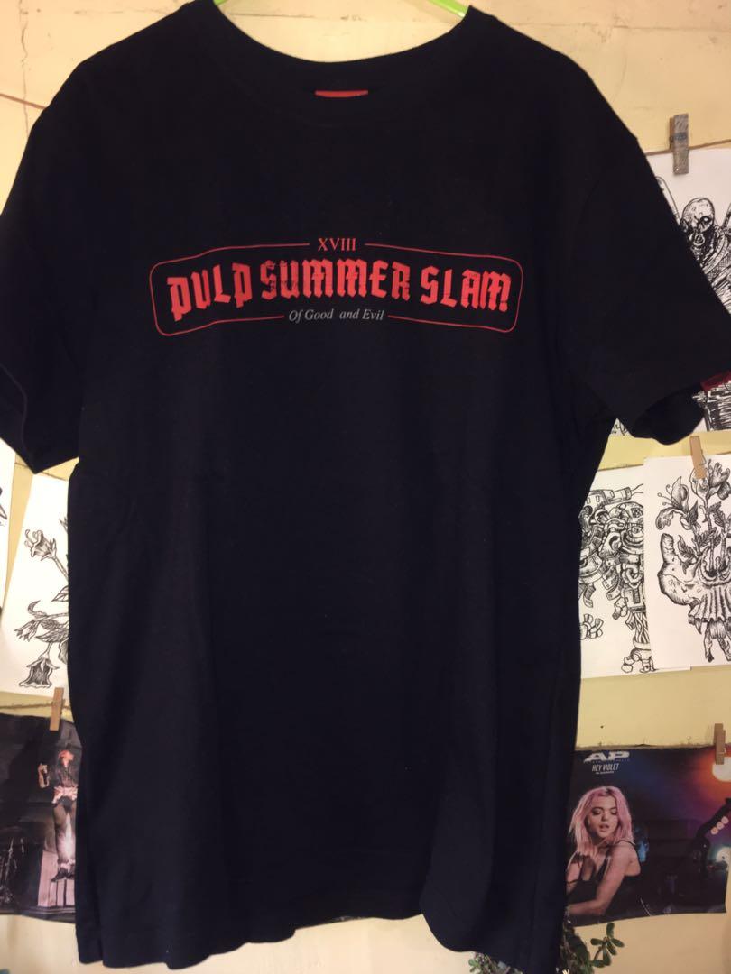Pulp Summer Slam 2018 shirt, Men's Fashion, Tops & Sets, Tshirts & Polo ...