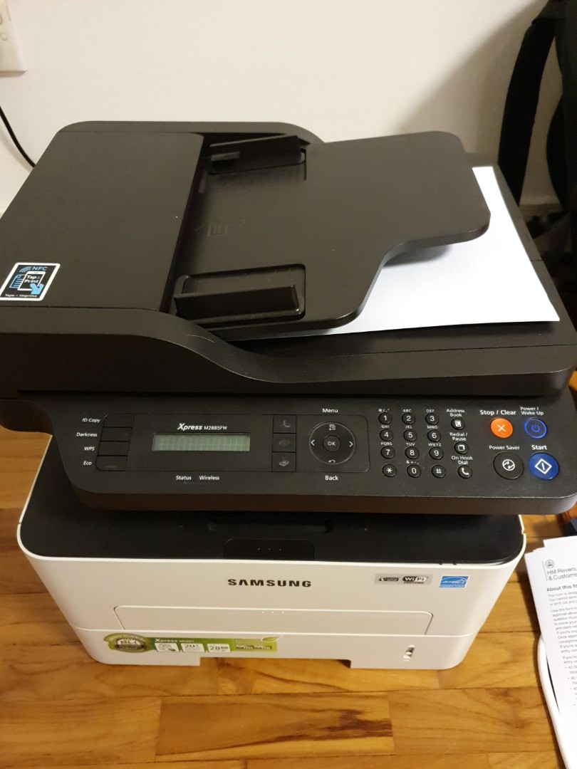 Samsung Laser Printer Wifi Fax Copy Scan, Computers & Tech, Printers ...