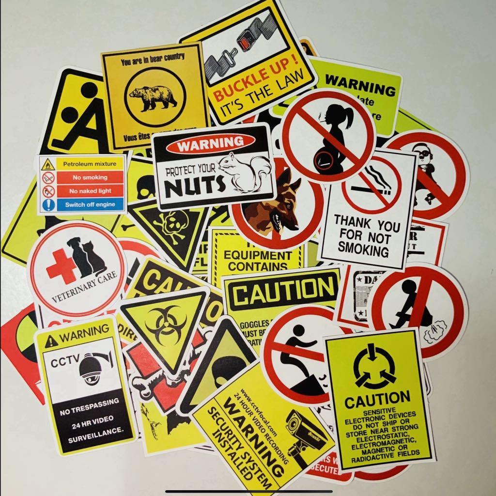 Signage sticker, Hobbies & Toys, Stationery & Craft, Art & Prints on ...