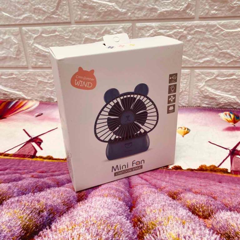 Smart Supermarket Assorted Design Mini Fan Cartoon Style With Night ...