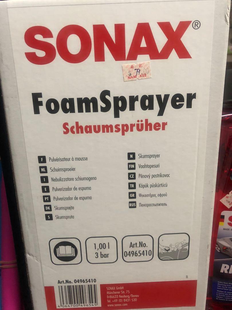 Sonax foam Sprayer at onky $78, Car Accessories, Accessories on Carousell