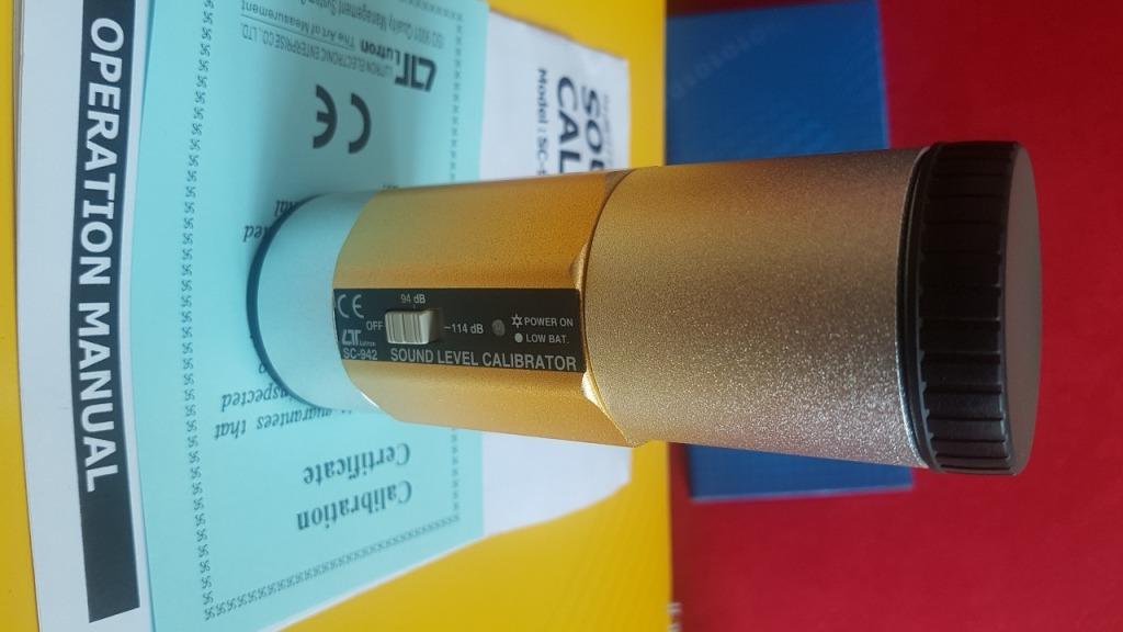 Sound Calibrator, Noise Calibrator, Noise Level Calibration, 94dB & 114dB Calibration, Lutron ...