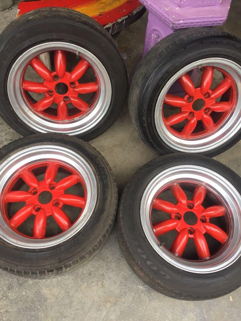 Sport Rim Watanabe(merah), Auto Accessories on Carousell