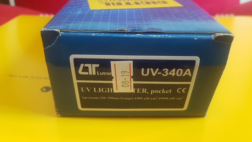 UV Light Meter, UVA Light Meter, UVB Light Meter, Lutron, UV-340A, Commercial & Industrial ...