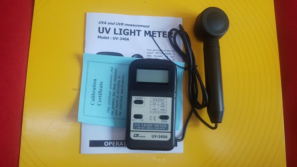 UV Light Meter, UVA Light Meter, UVB Light Meter, Lutron, UV-340A, Commercial & Industrial ...