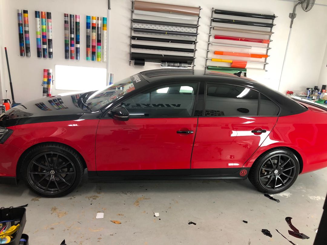 Volkswagen Jetta Half Cut design, Car Accessories, Accessories on Carousell