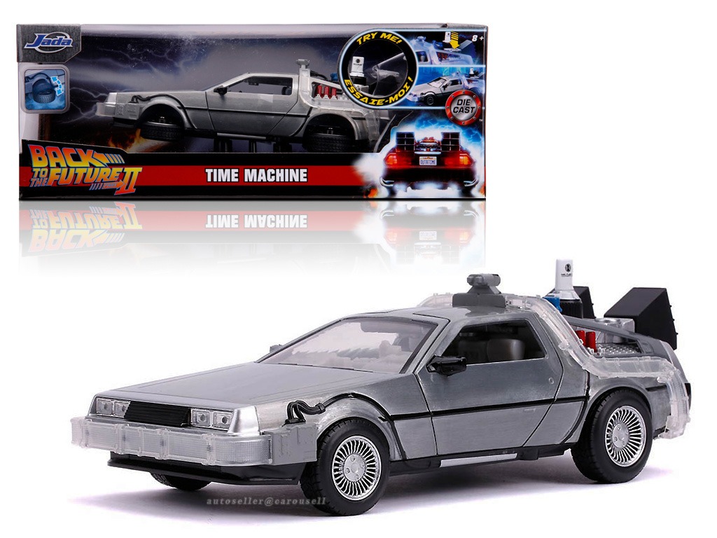 1/24 Back to the Future Time Machine (Part II) Diecast Model, Hobbies ...