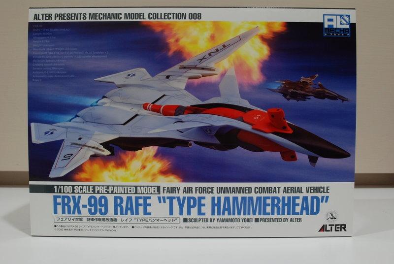 全新 日版 ALTER 戰鬥 妖精 雪風 FRX-99 Rafe Type Hammerhead 槌頭, 興趣及遊戲, 玩具 & 遊戲類 ...